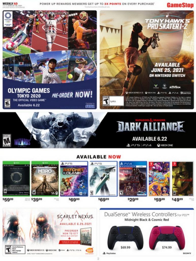 GameStop Weekly Ad June 20 – June 26, 2021