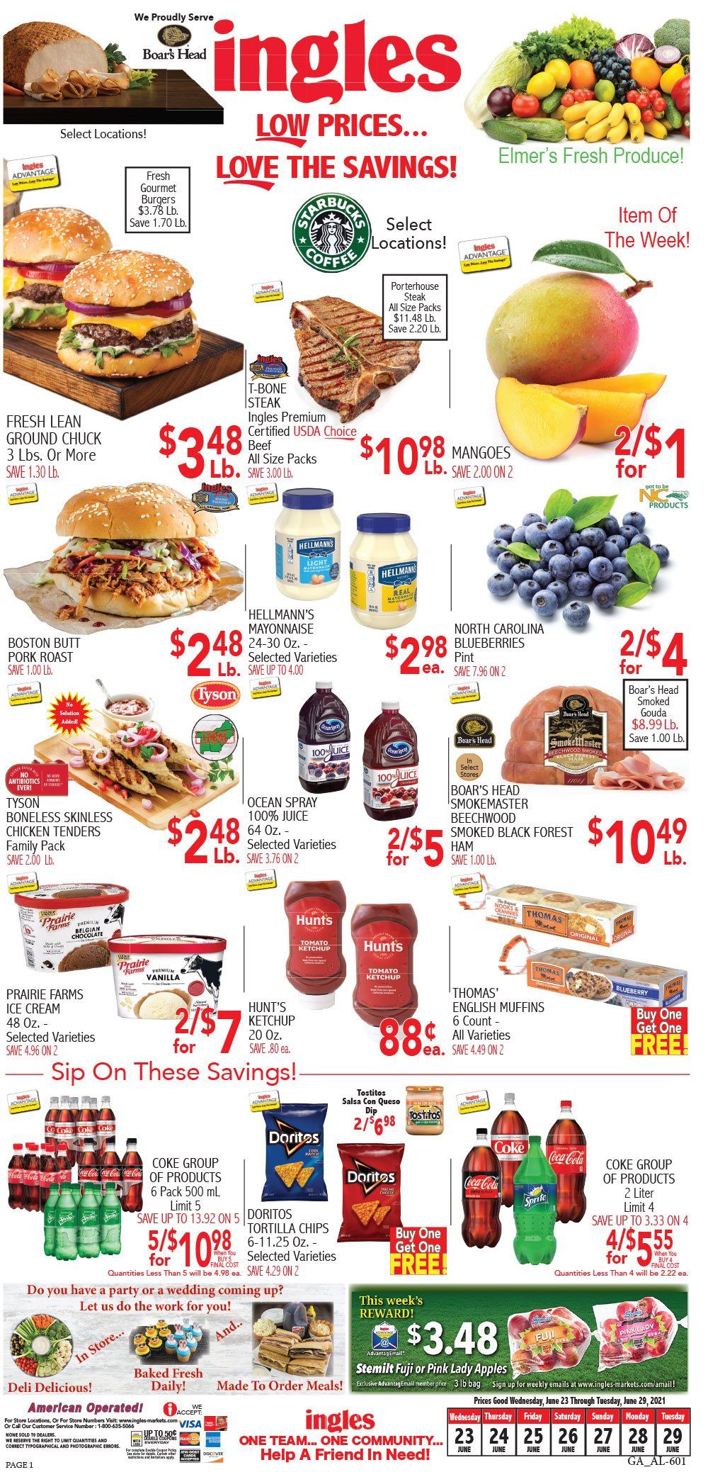 Ingles Weekly Ad Jun 23 – Jun 29, 2021