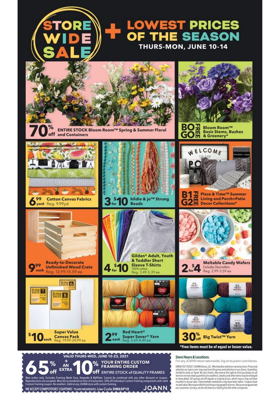 Jo-Ann Weekly Ad Jun 10 – Jun 23, 2021