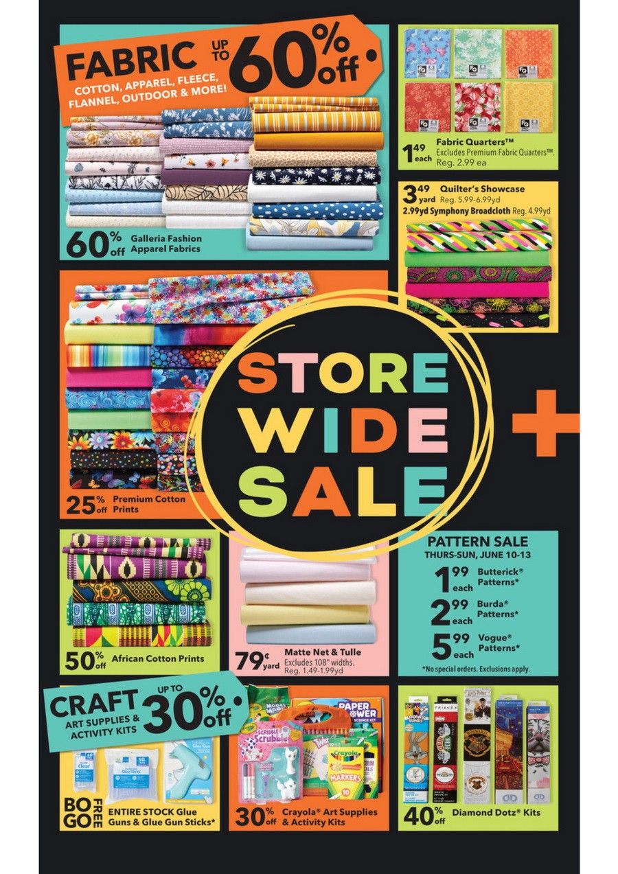 Jo-Ann Weekly Ad Jun 10 – Jun 23, 2021