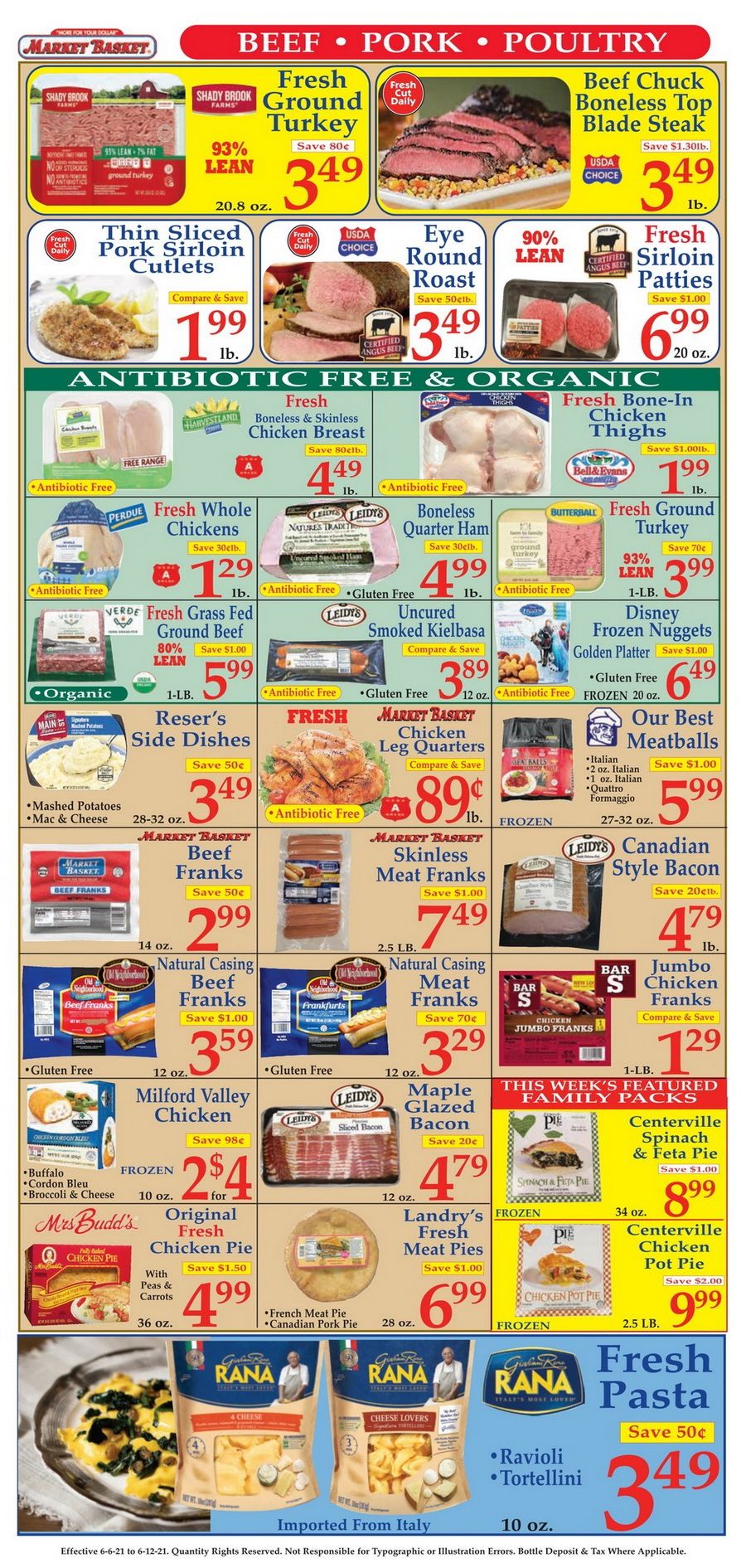 Market Basket Weekly Flyer June 06 – June 12, 2021