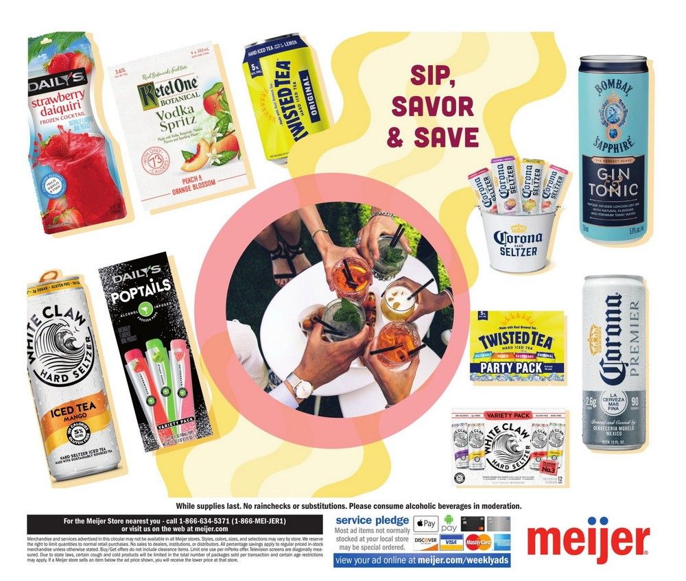 Meijer Alcohol Summer Entertaining Guide June 06 – June 19, 2021