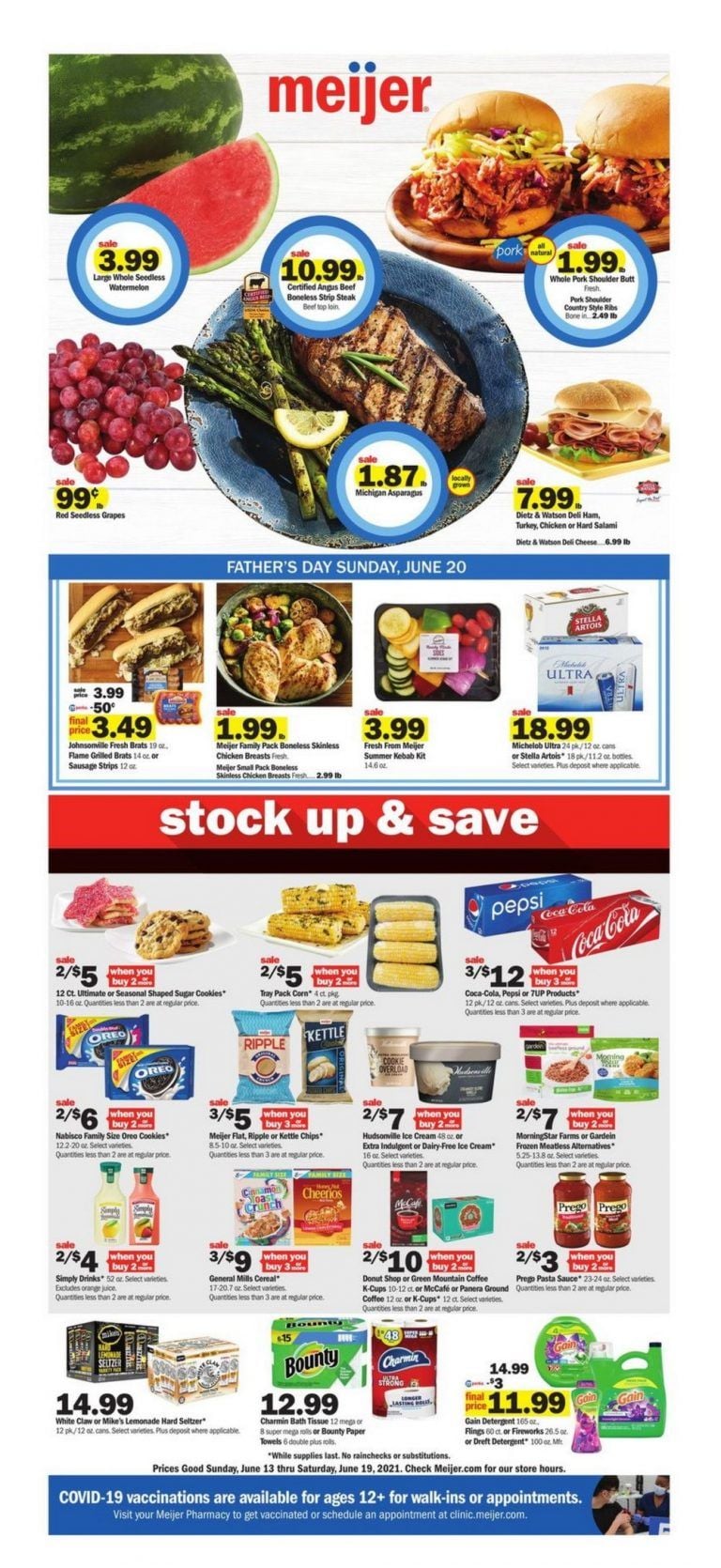 Meijer Weekly Ad June 13 – June 19, 2021