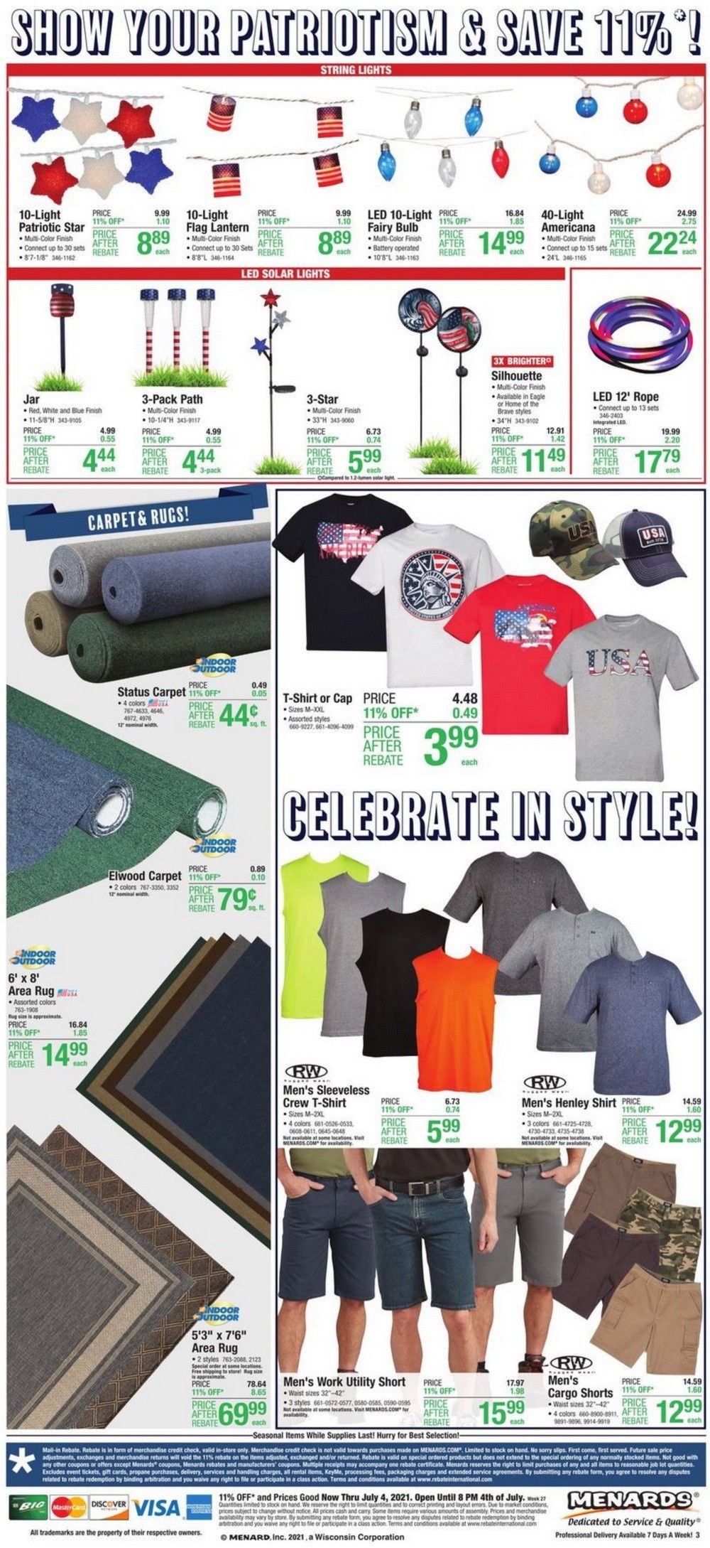 Menards Independence Day Ad June 24 – July 04, 2021