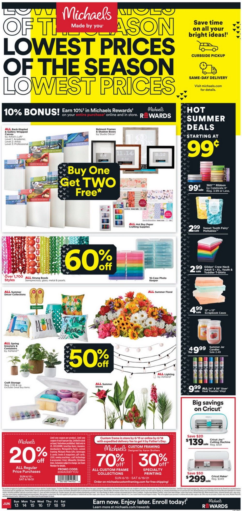 Michaels Weekly Ad Jun 13 – Jun 19, 2021