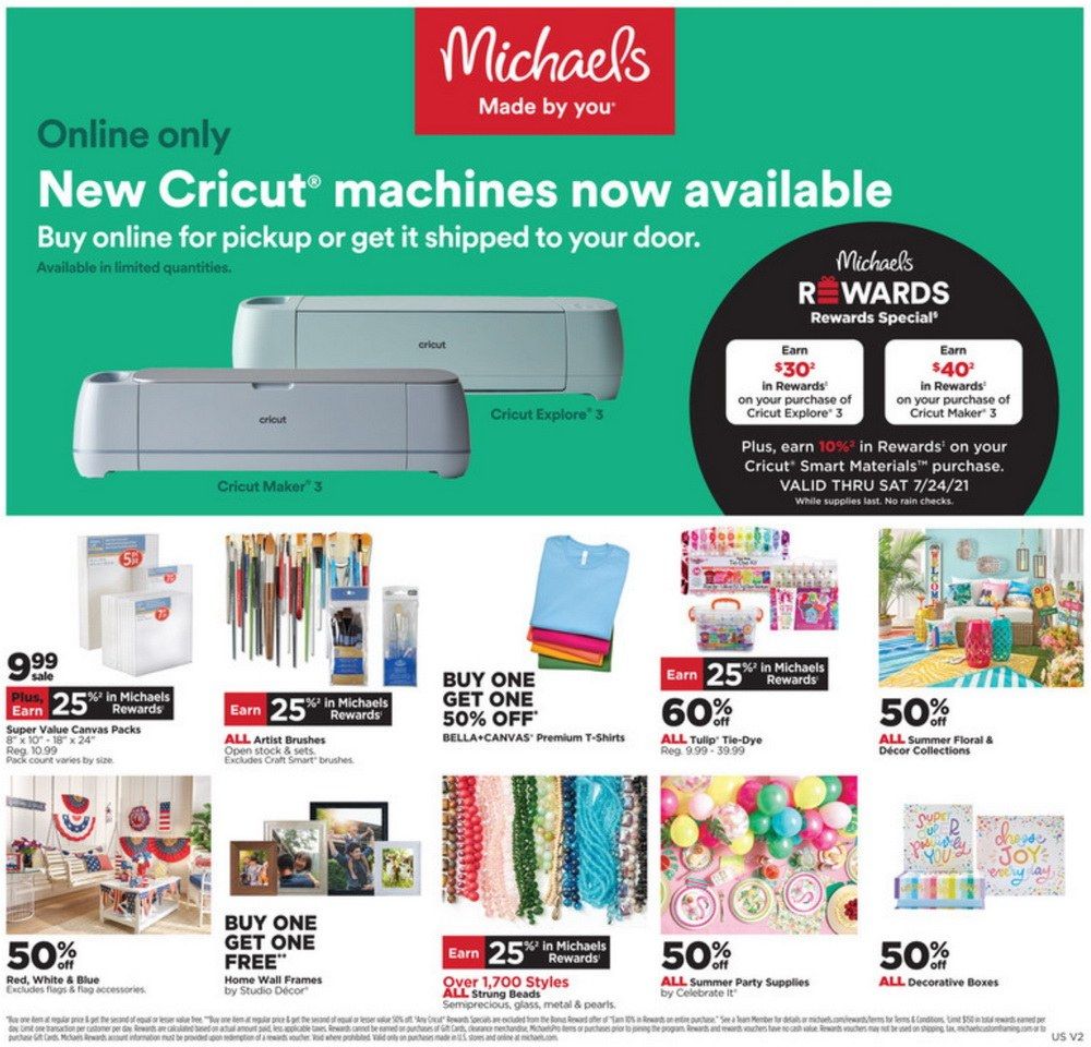 Michaels Weekly Ad Jun 20 – Jun 26, 2021