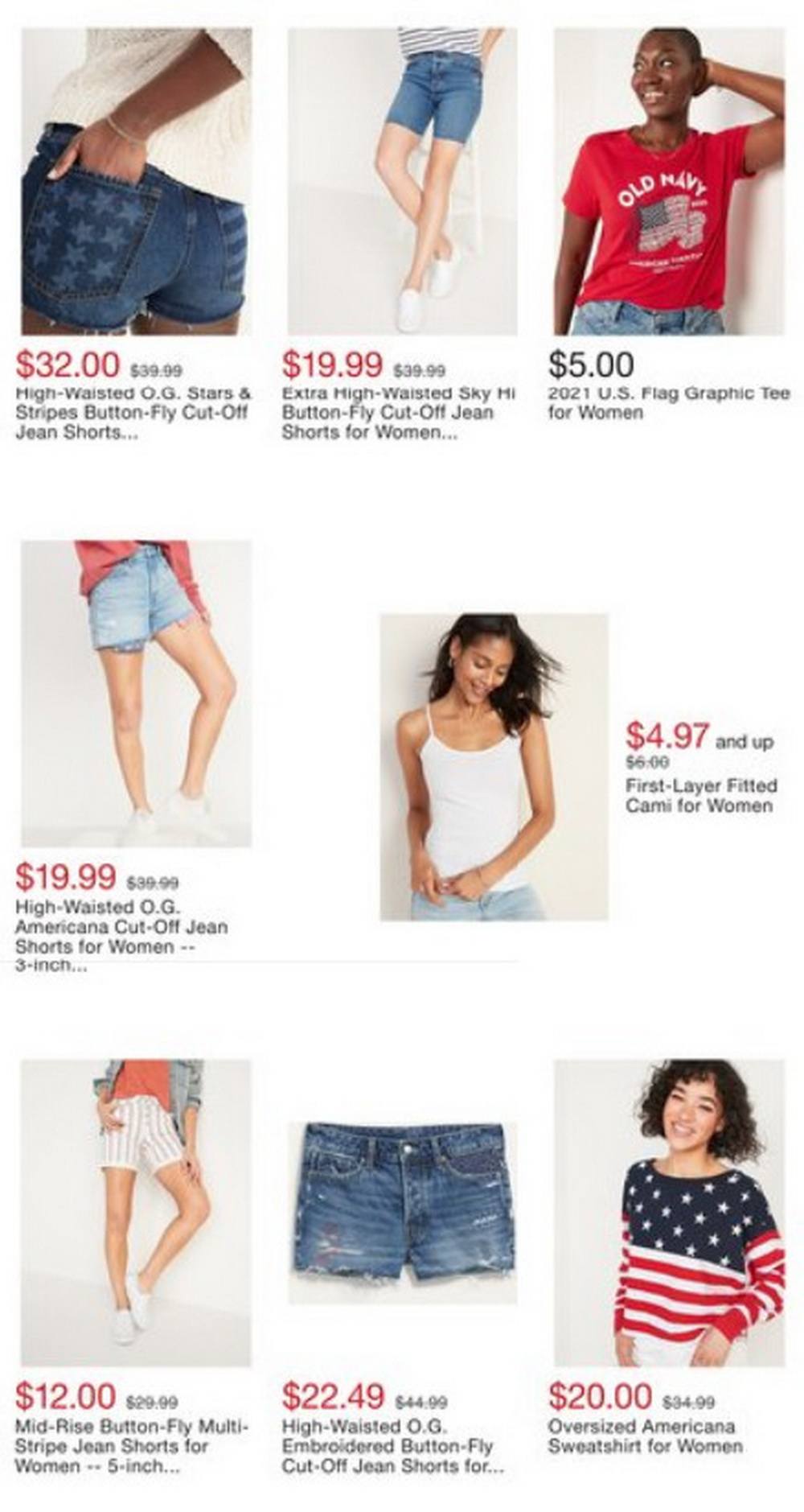 Old Navy Weekly Ad June 14 – June 21, 2021