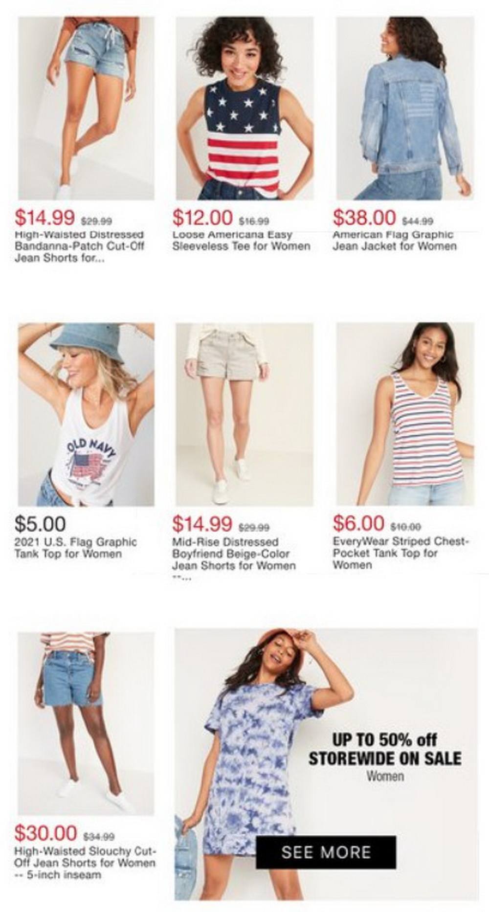 Old Navy Weekly Ad June 14 – June 21, 2021