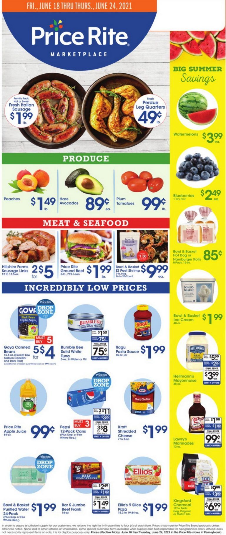 Price Rite Weekly Ad June 18 – June 24, 2021