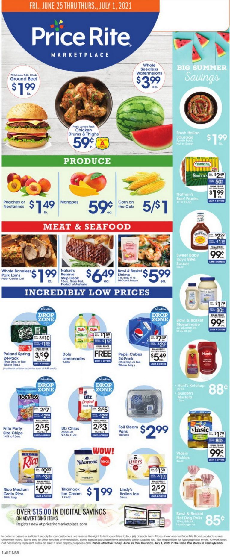 Price Rite Weekly Ad June 25 – July 01, 2021