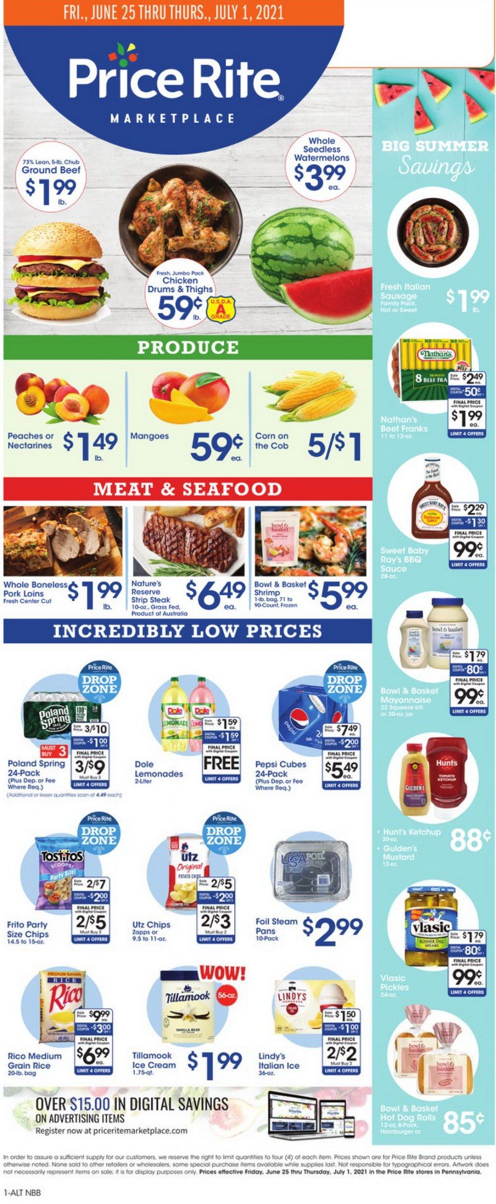 Price Rite Weekly Ad June 25 – July 01, 2021