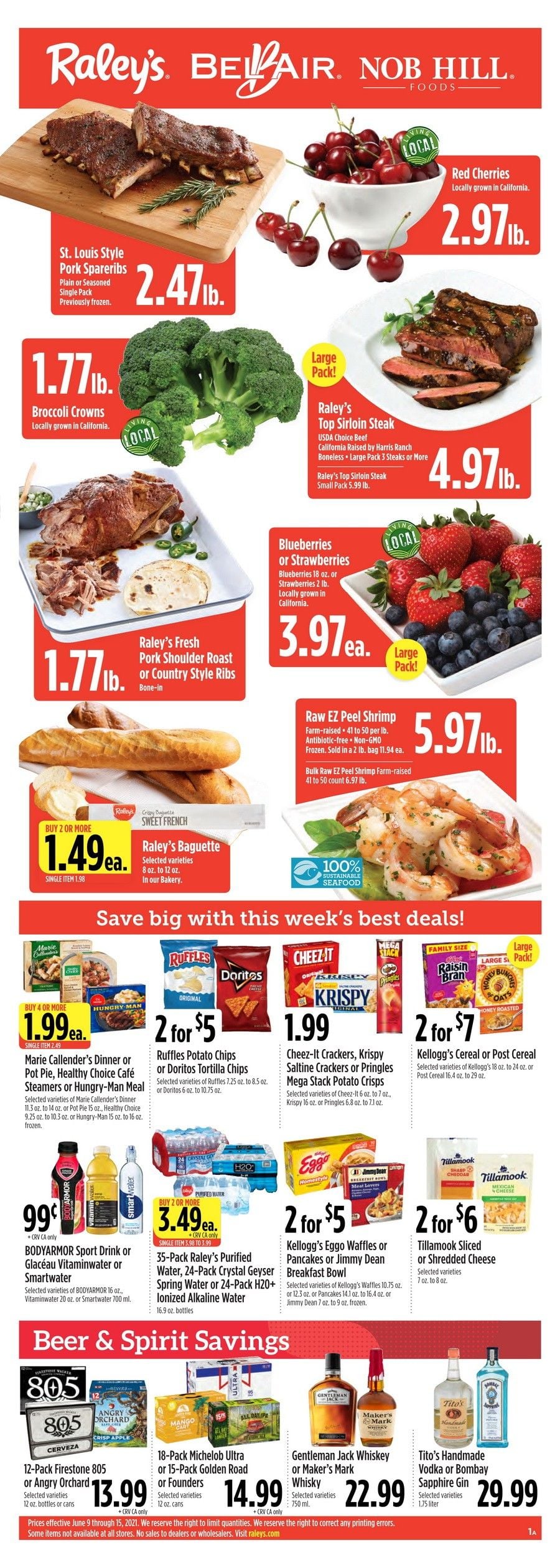 Raley's Supermarkets Weekly Ad Jun 09 – Jun 15, 2021