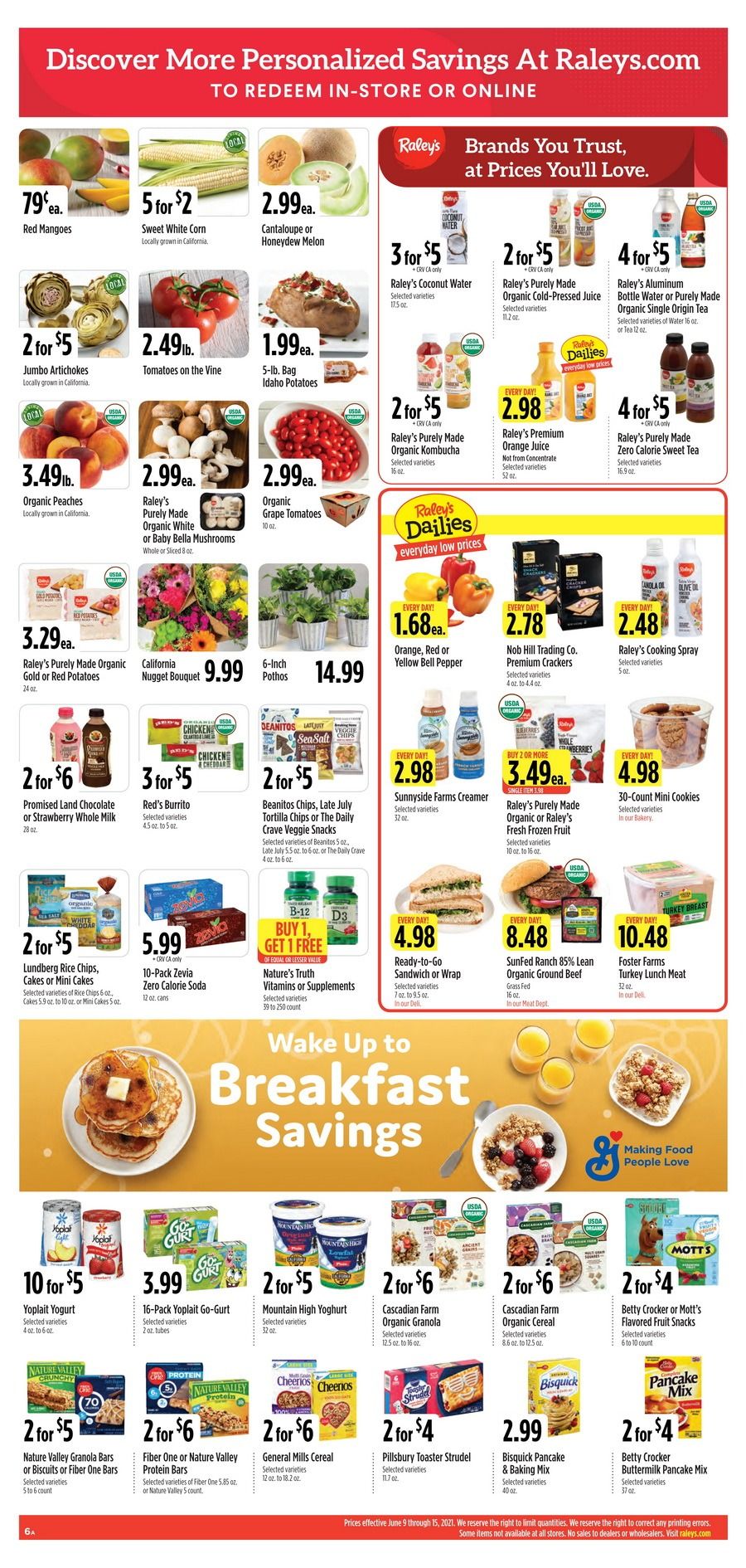 Raley's Supermarkets Weekly Ad Jun 09 – Jun 15, 2021
