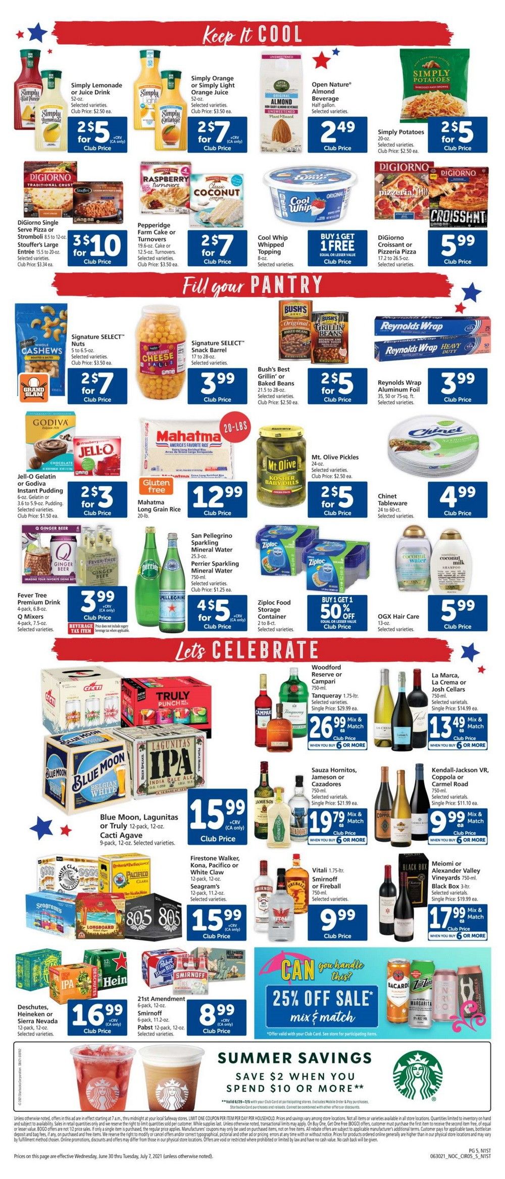 Safeway Weekly Ad June 30 – July 06, 2021