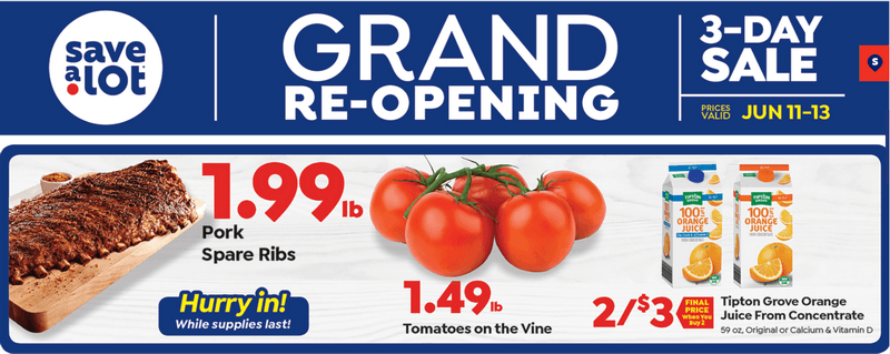Save A Lot Weekly Ad Jun 09 – Jun 15, 2021