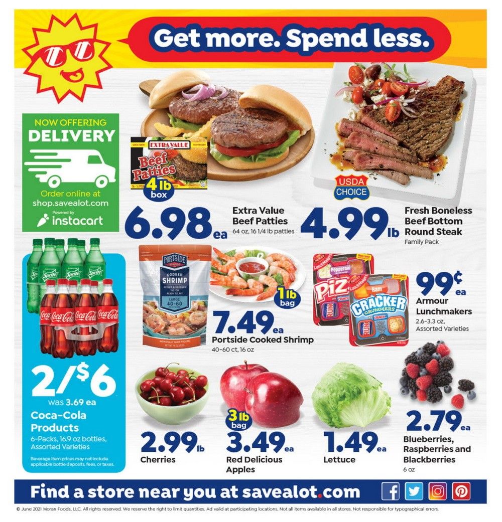 Save A Lot Weekly Ad June 23 – June 29, 2021