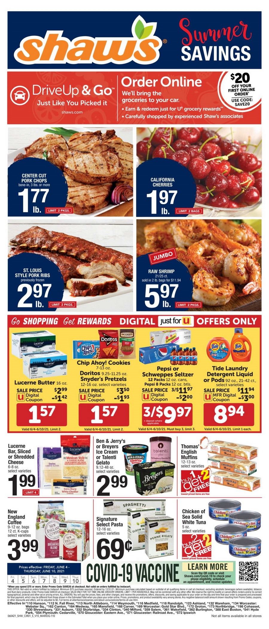 Shaw's Weekly Ad Jun 04 – Jun 10, 2021