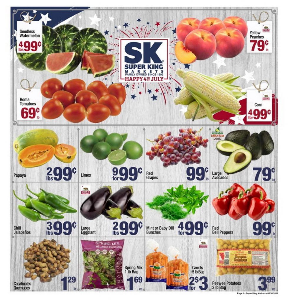 Super King Weekly Ad June 30 – July 06, 2021