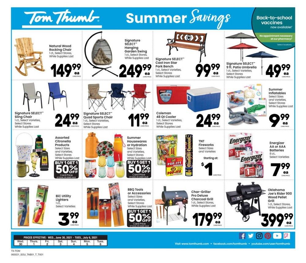 Tom Thumb Weekly Ad Jun 30 – Jul 06, 2021