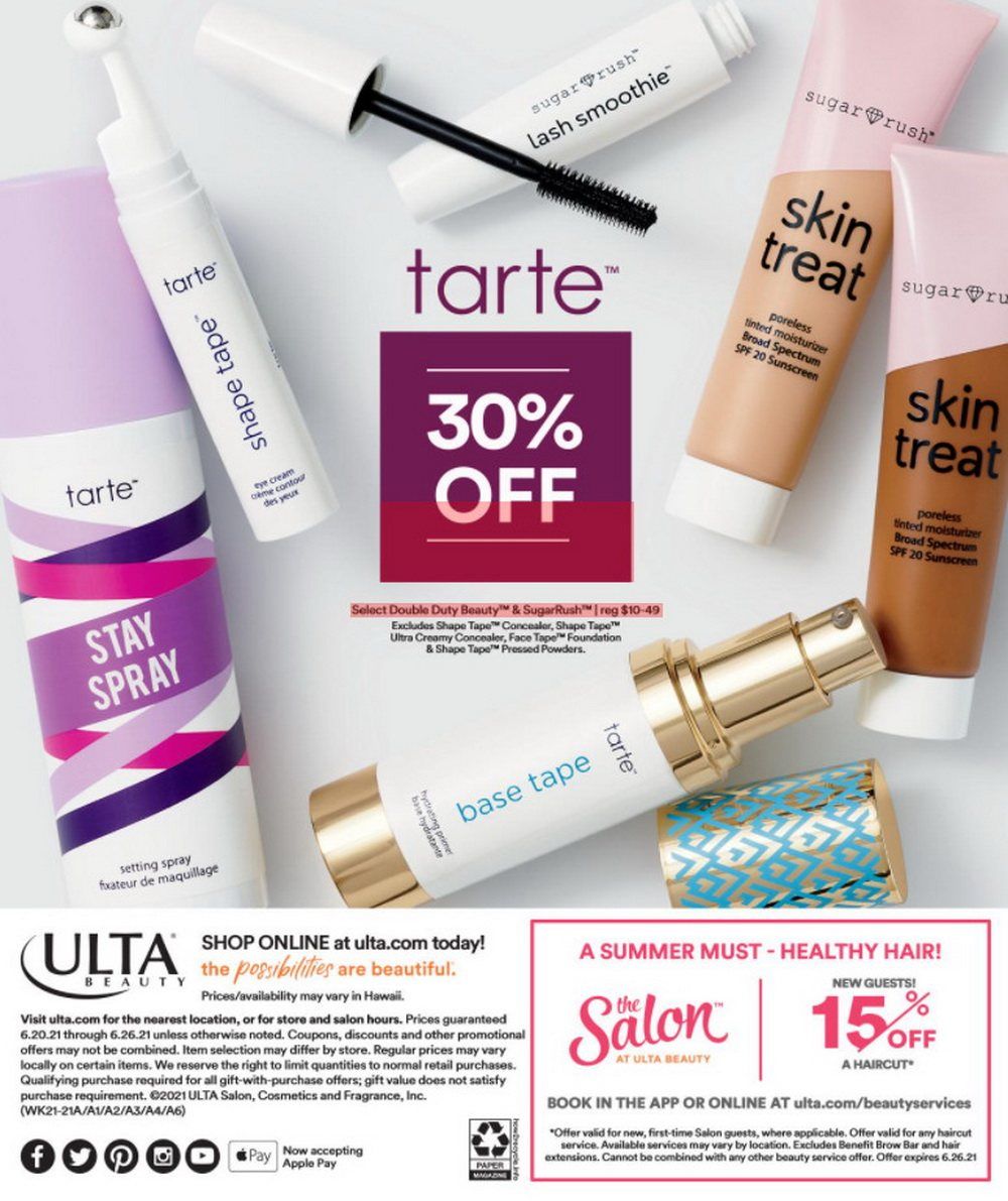 Ulta Beauty Weekly Ad June 20 – June 26, 2021