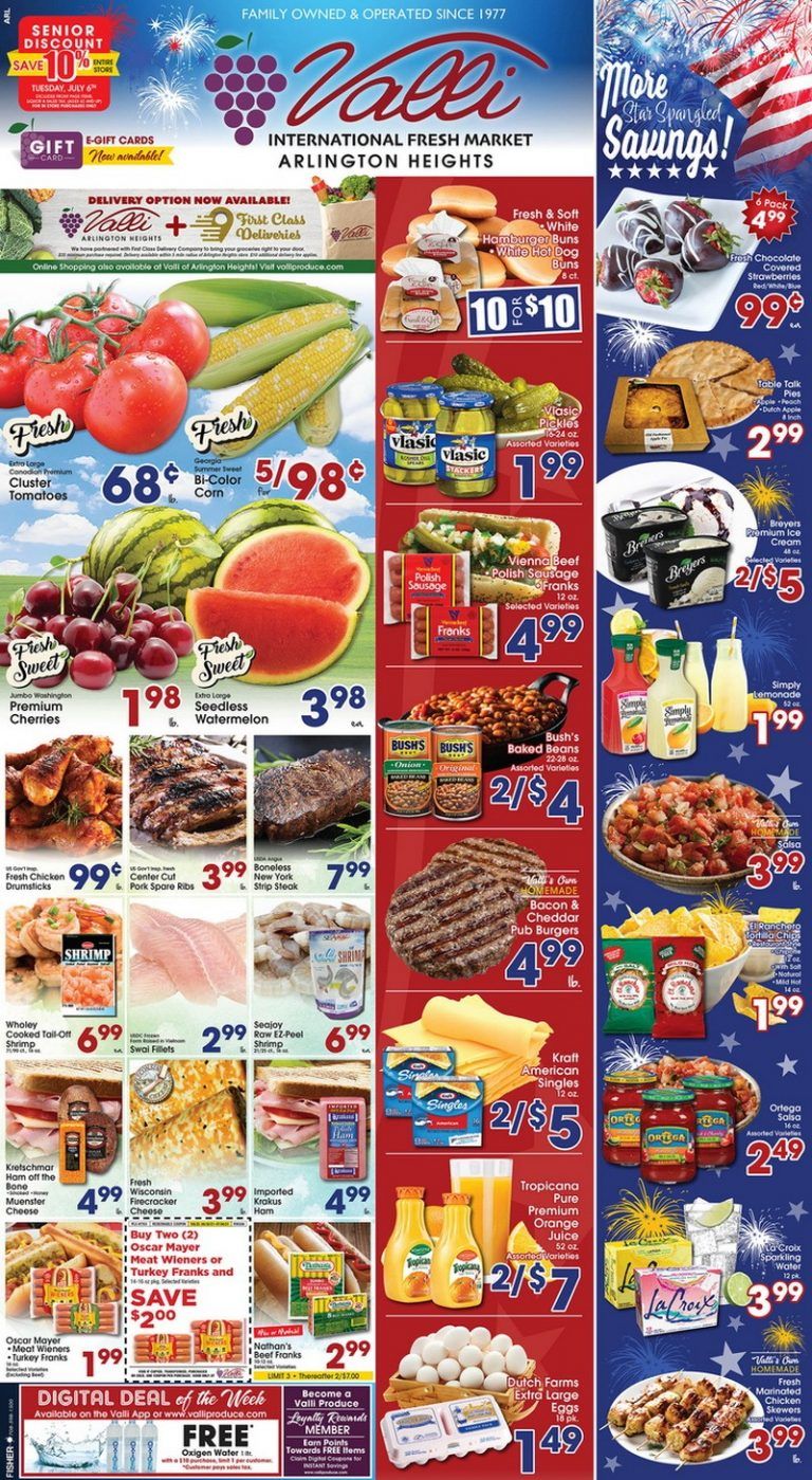 Valli Produce Weekly Ad June 30 – July 06, 2021