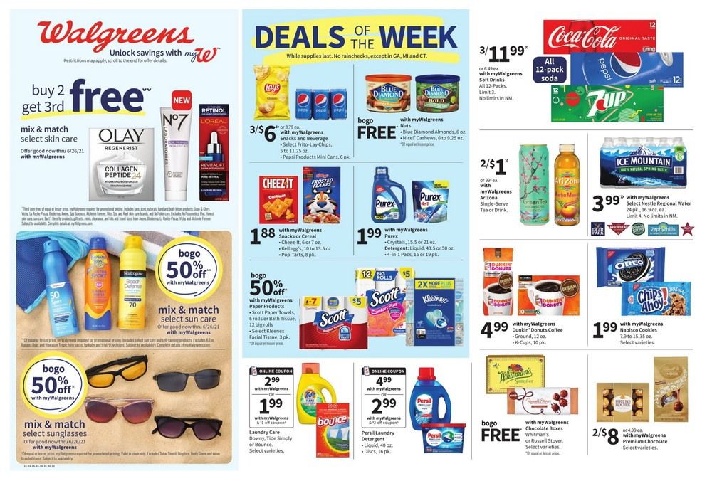 Walgreens Weekly Ad June 13 – June 19, 2021