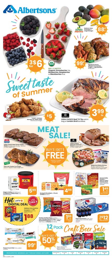 Albertsons Weekly Ad Jul 07 – Jul 13, 2021