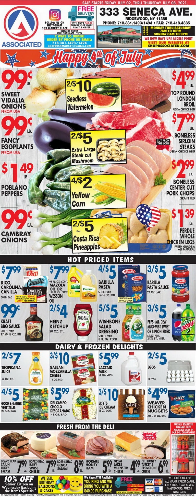 Associated Supermarkets Weekly Ad July 02 – July 08, 2021