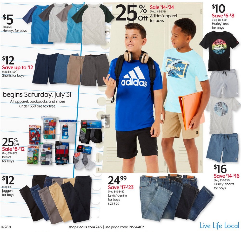 Bealls Weekly Ad Jul 28 – Aug 03, 2021