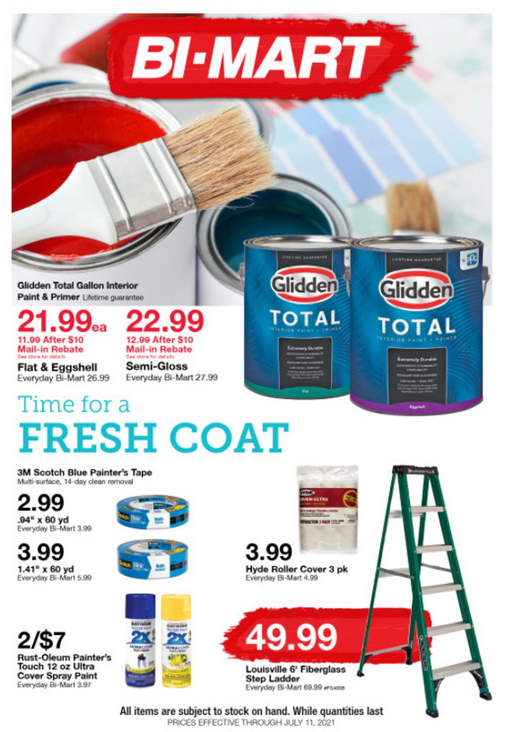 Bi-Mart Weekly Ad July 02 – July 11, 2021