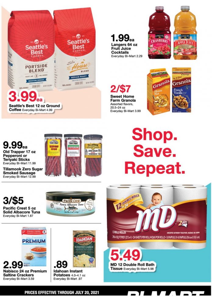 Bi-Mart Weekly Ad July 12 – July 20, 2021