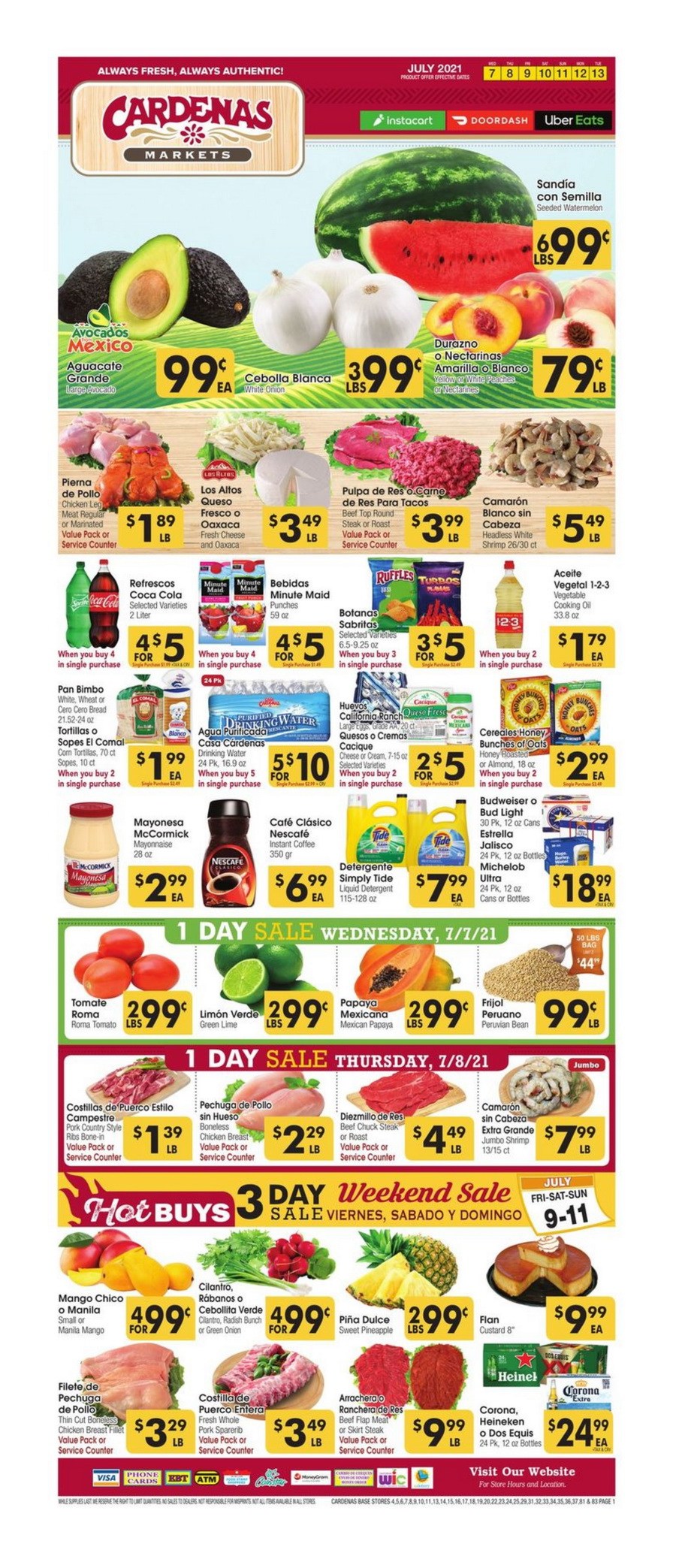 Cardenas Weekly Ad Jul 07 – Jul 13, 2021