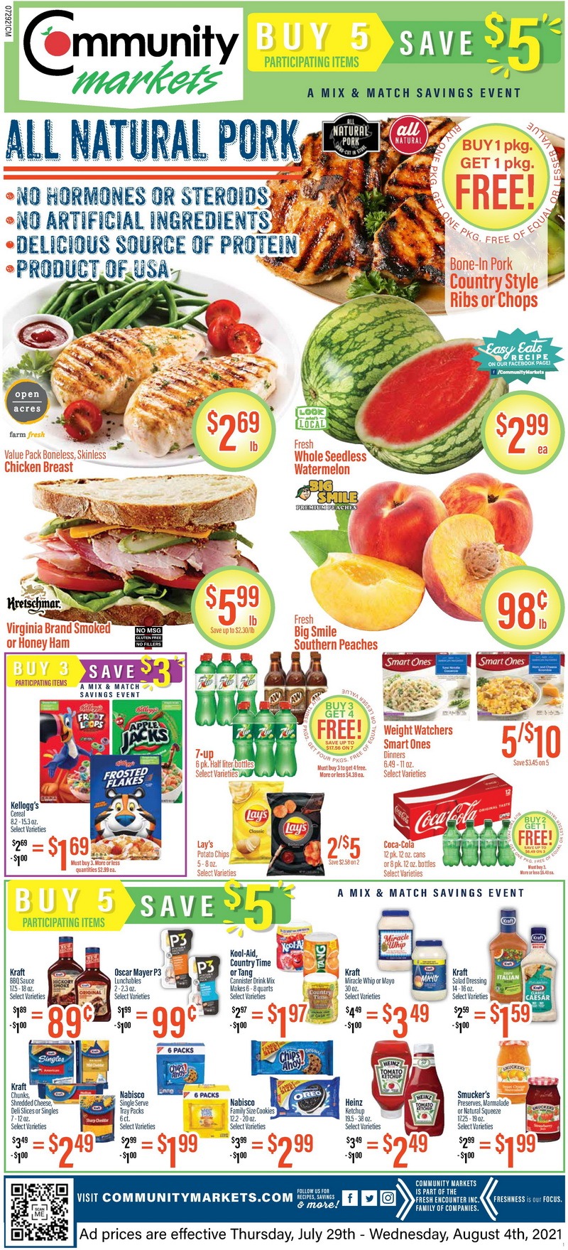Community Markets Weekly Ad Jul 29 – Aug 04, 2021