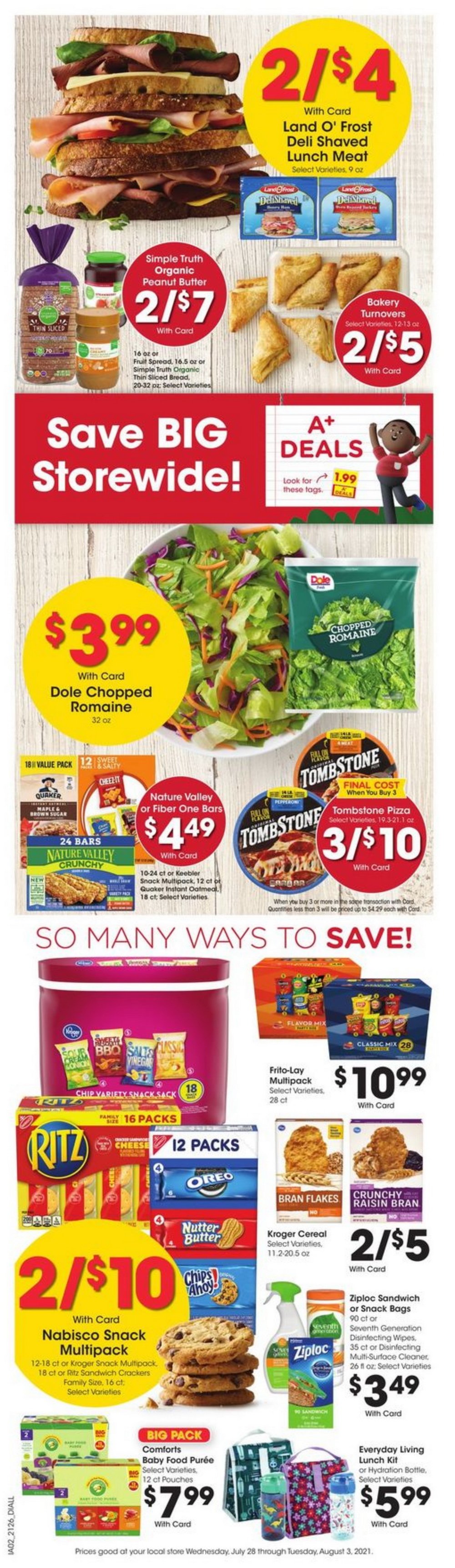 Dillons Weekly Ad Jul 28 – Aug 03, 2021
