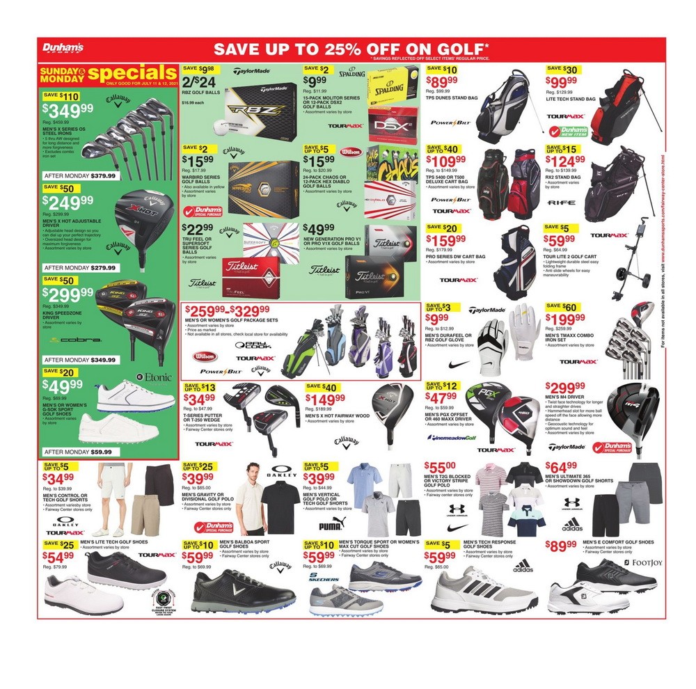 Dunham's Sports Weekly Ad July 10 – July 15, 2021