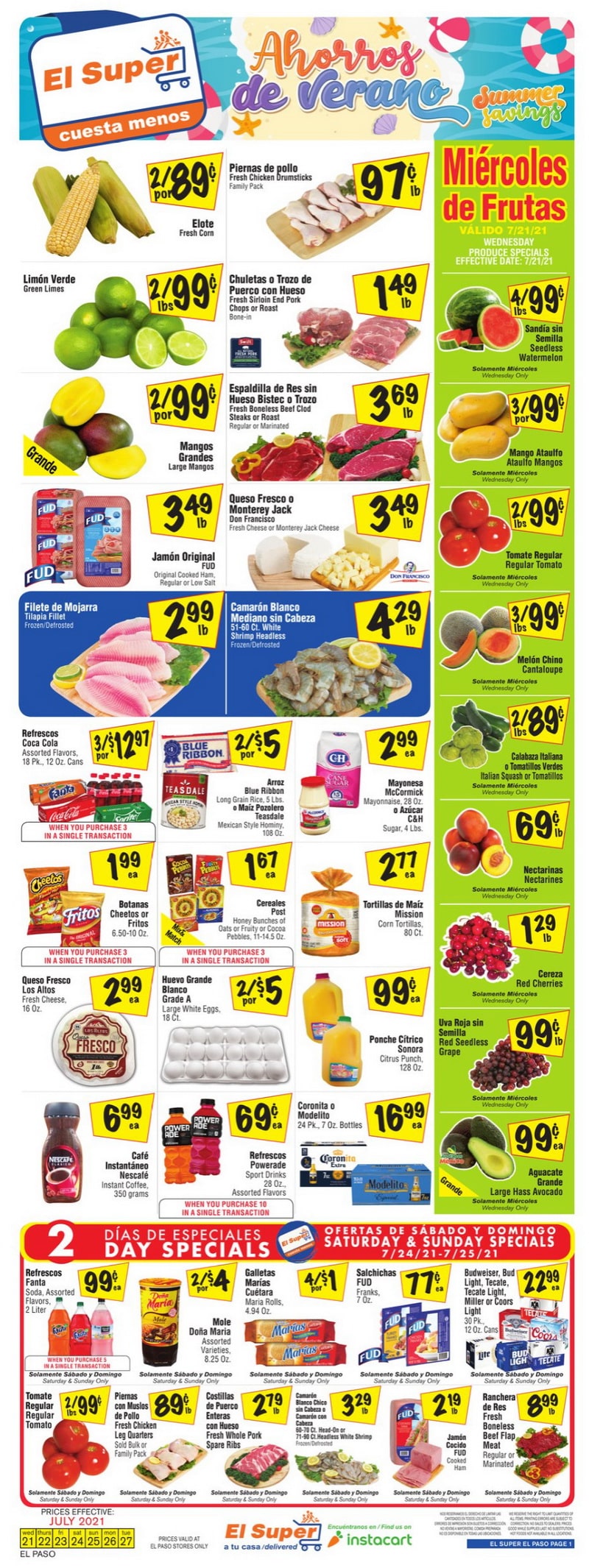 El Super Weekly Ad Jul 21 – Jul 27, 2021