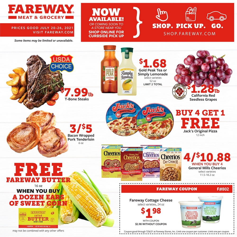 Fareway Weekly Ad July 20 – July 26, 2021