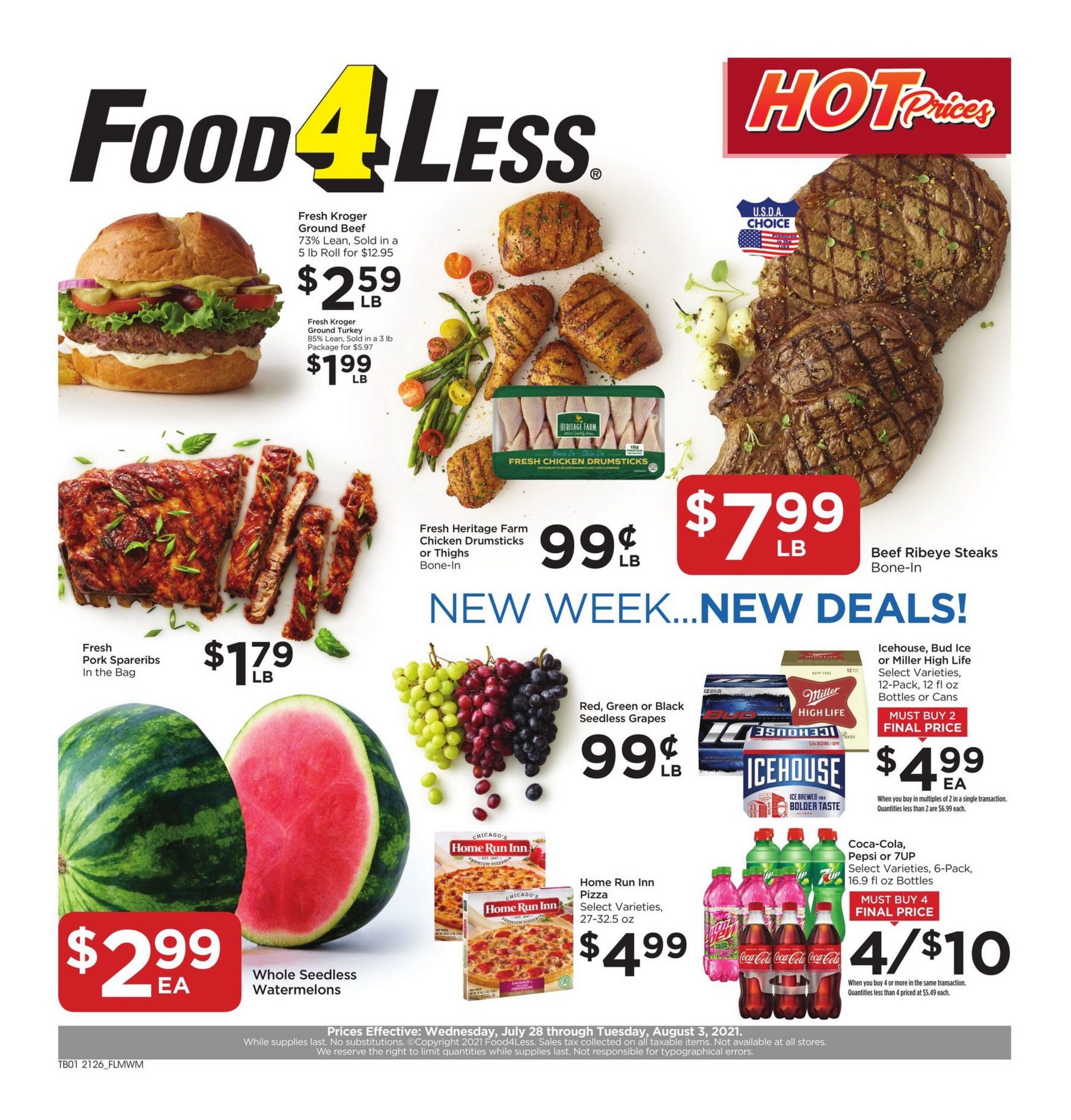 Food 4 Less Weekly Ad Jul 28 – Aug 03, 2021