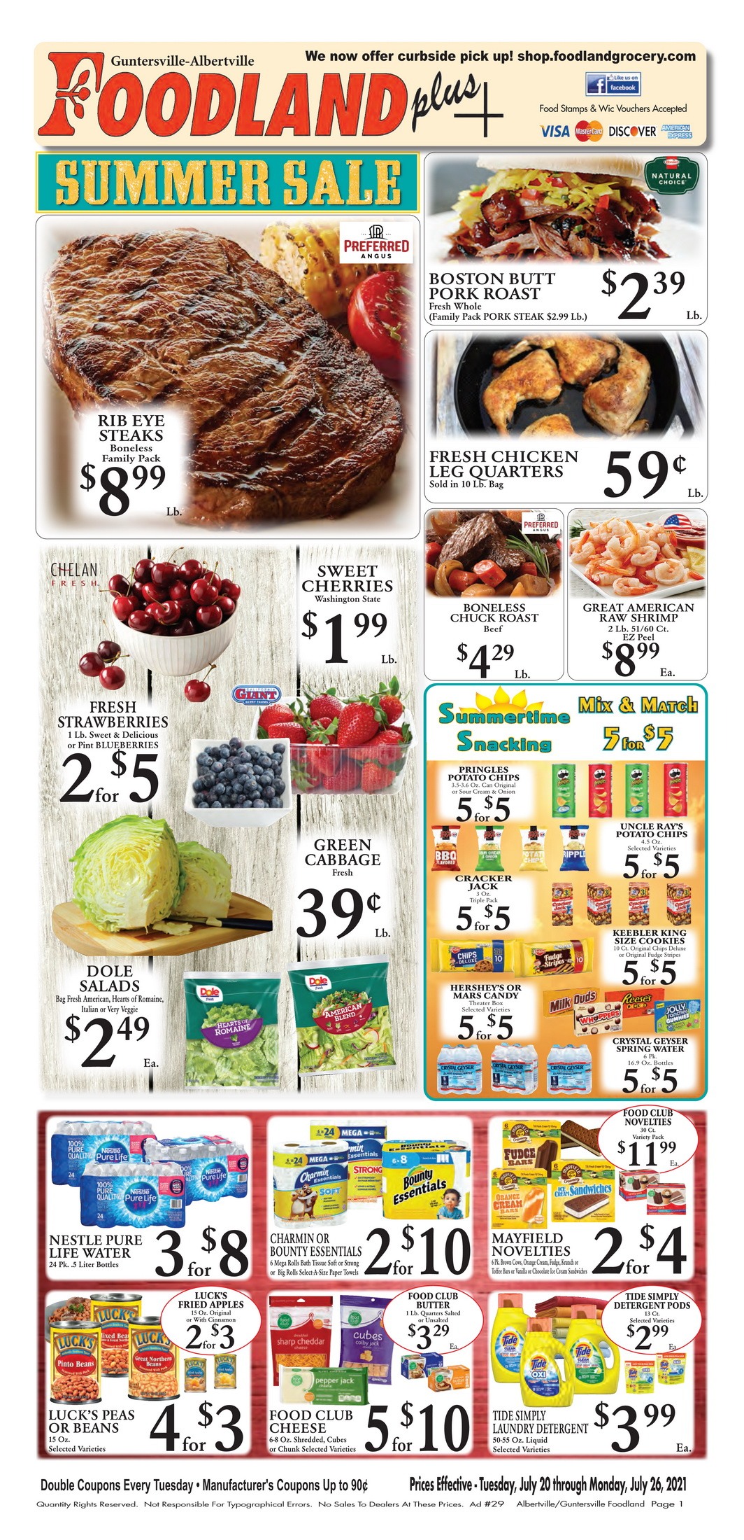 Foodland(US) Weekly Ad Jul 20 – July 26, 2021