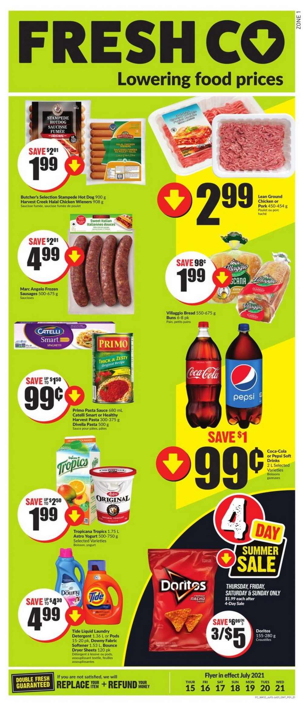 FreshCo Weekly Ad July 15 – July 21, 2021