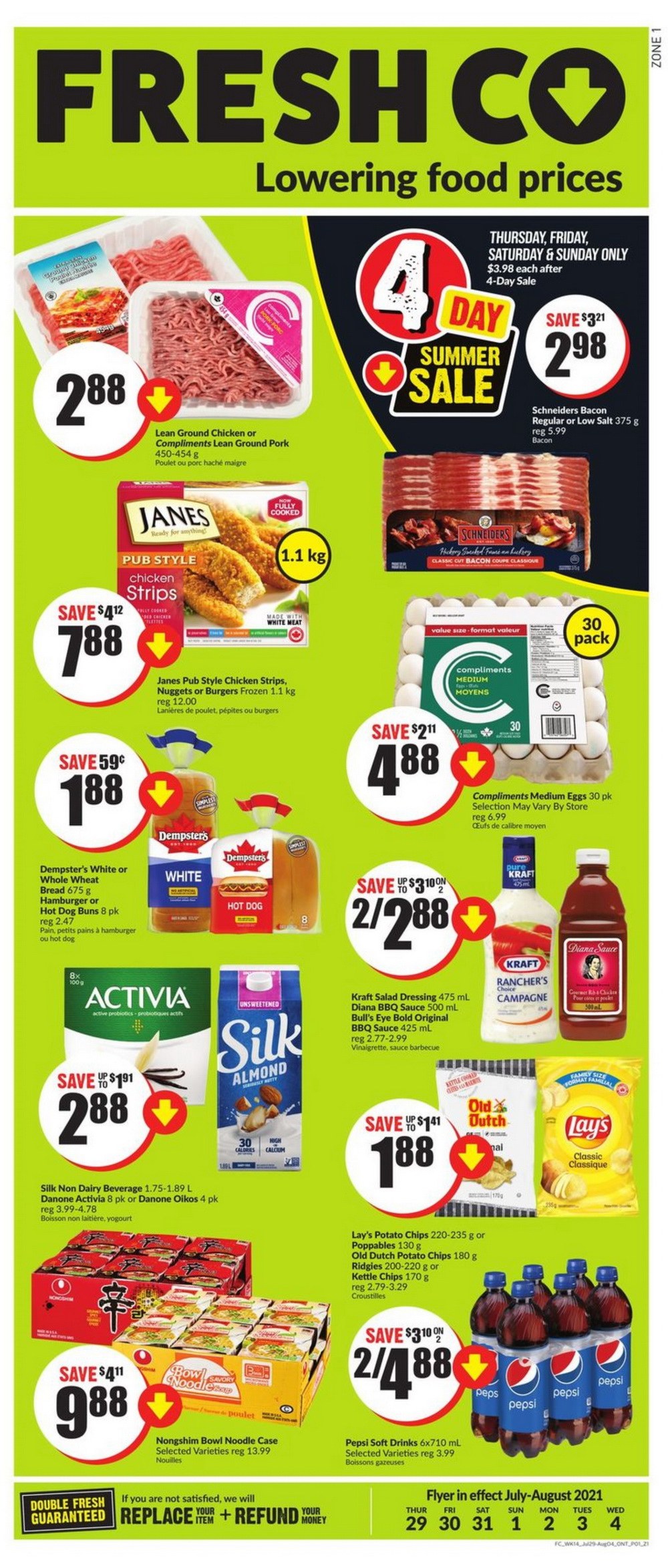 FreshCo Weekly Ad Jul 29 – Aug 04, 2021