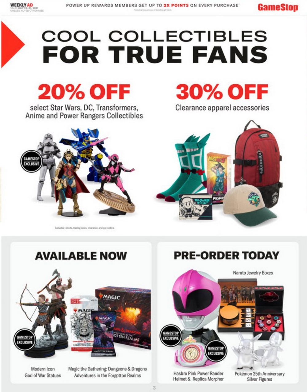 GameStop Weekly Ad July 25 – July 31, 2021