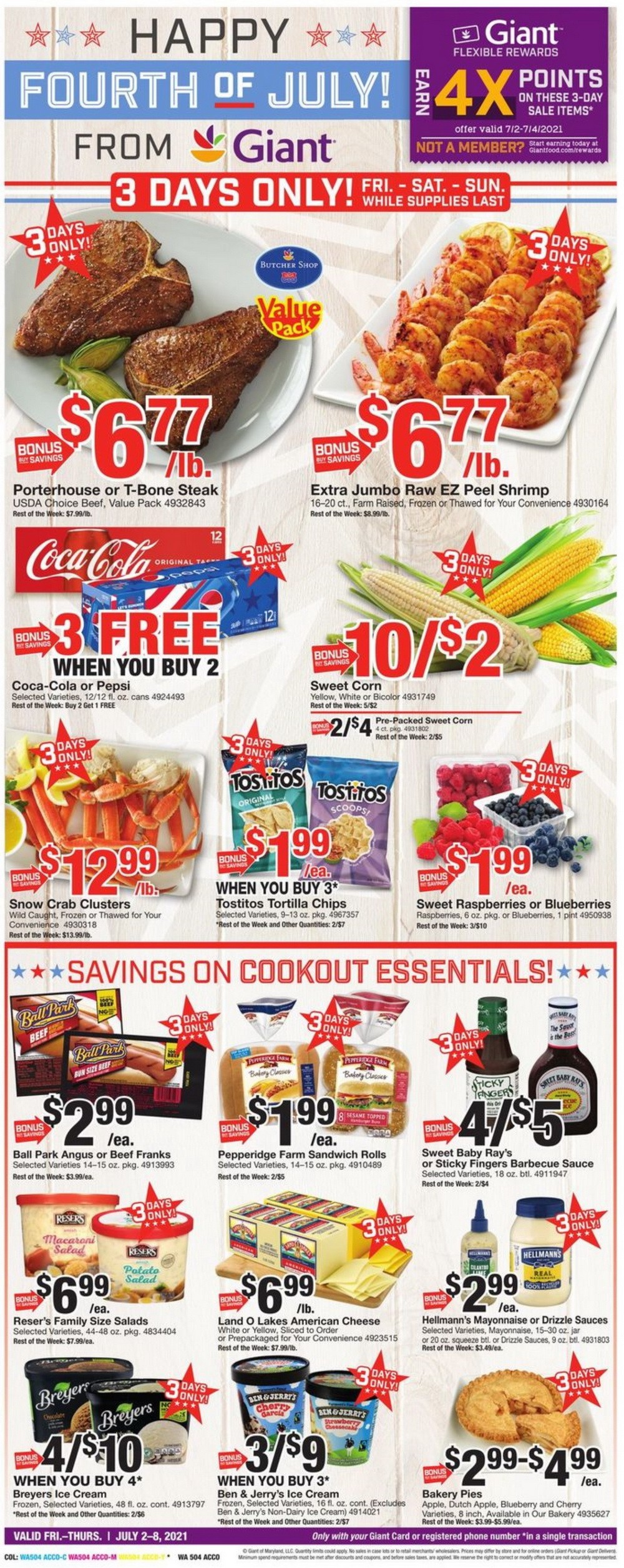 Giant Food Weekly Ad July 02 – July 08, 2021