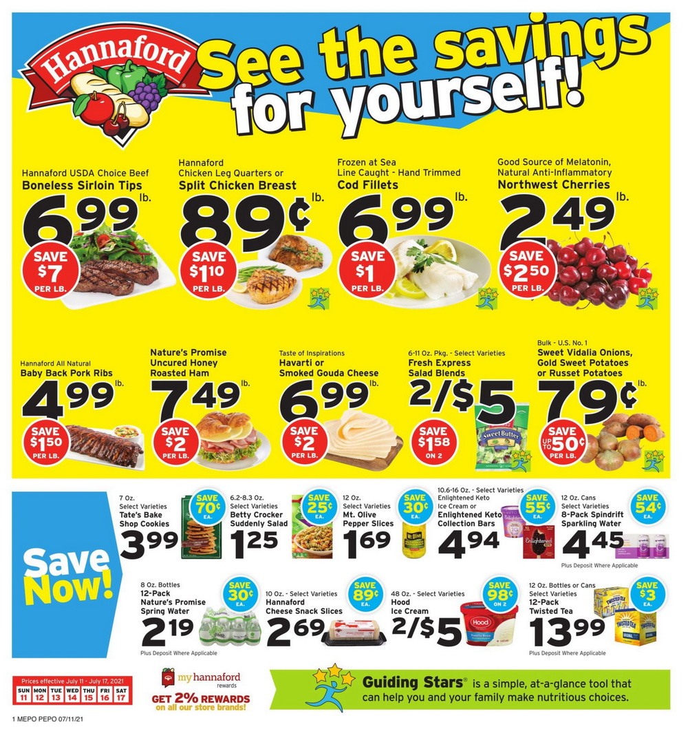 Hannaford Weekly Ad Jul 11 – Jul 17, 2021