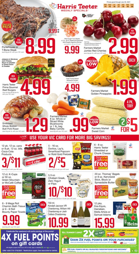 Harris Teeter Weekly Ad Jul 14 – Jul 20, 2021