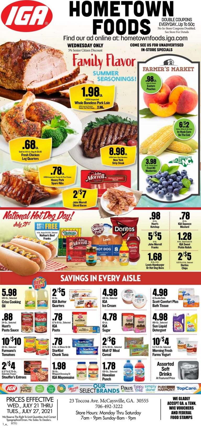 IGA Weekly Ad July 21 – July 27, 2021