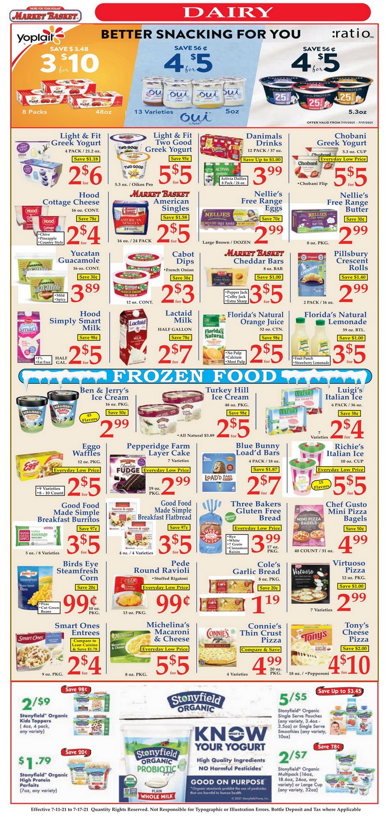 Market Basket Weekly Flyer July 11 – July 17, 2021