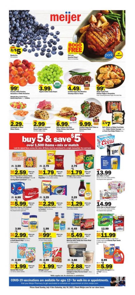 Meijer Weekly Ad July 04 – July 10, 2021
