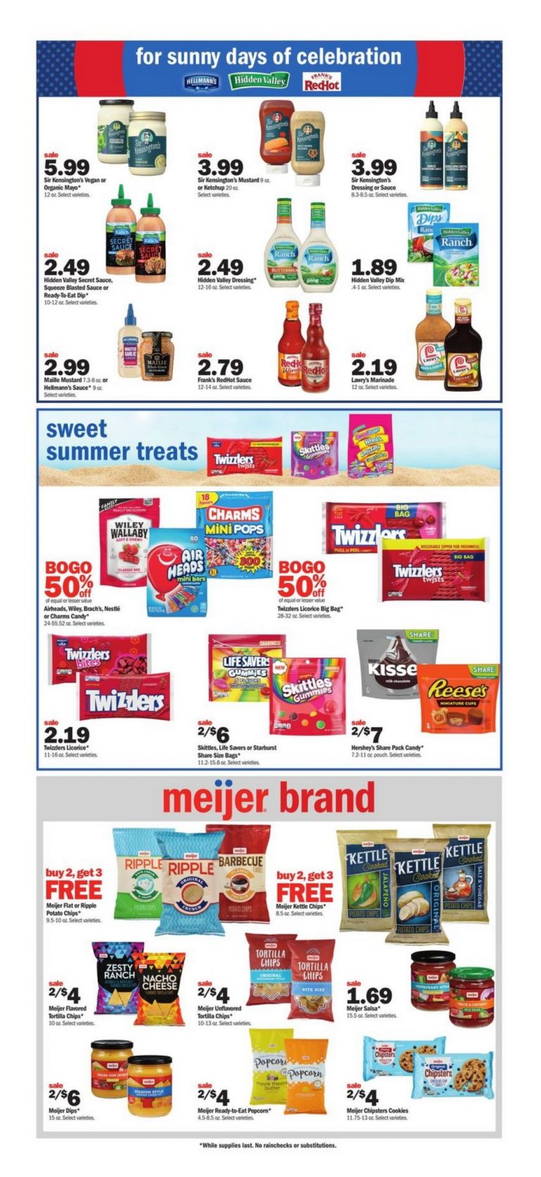 Meijer Weekly Ad July 04 – July 10, 2021