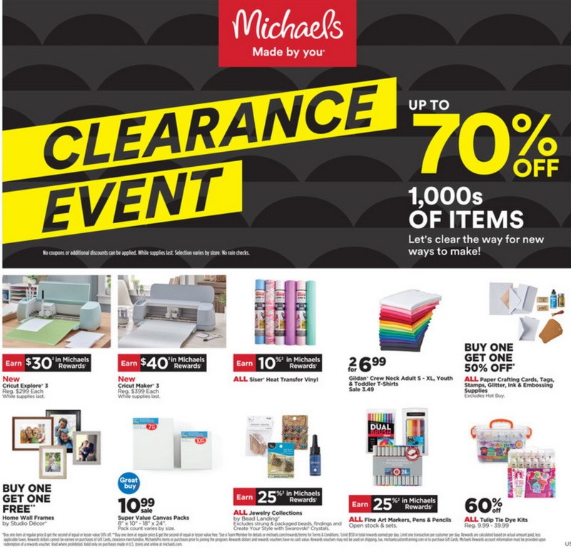 Michaels Weekly Ad Jul 04 – Jul 10, 2021